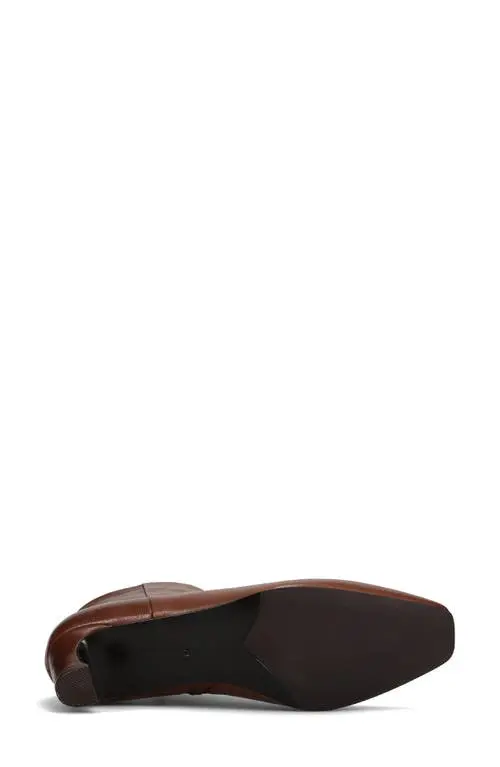 Vaneli Sadie Leather Bootie - Brown