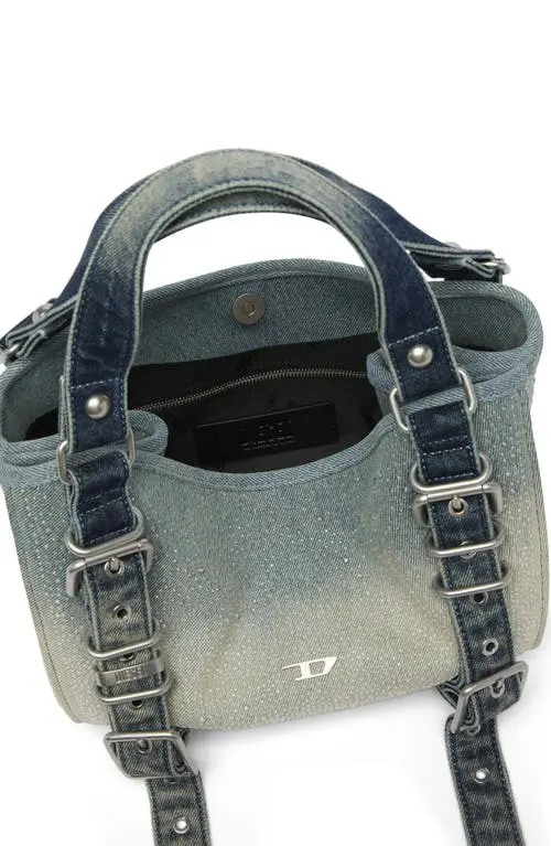DIESEL® D-one Small Denim Top Handle Bag