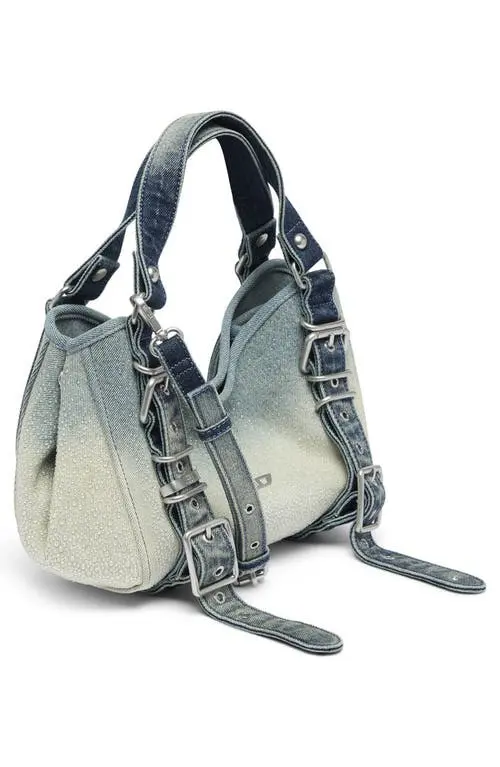 DIESEL® D-one Small Denim Top Handle Bag