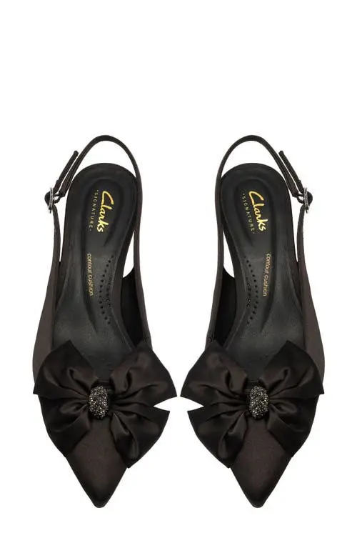 Clarks Zarey Bella Slingback Pump - Black