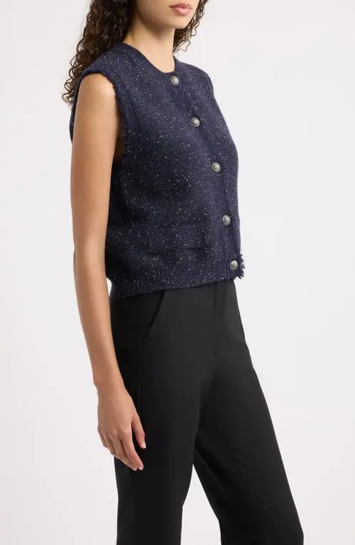 Kobi Halperin Lilah Metallic Sweater Vest