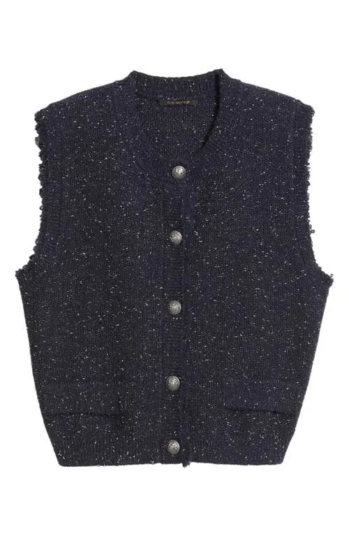 Kobi Halperin Lilah Metallic Sweater Vest