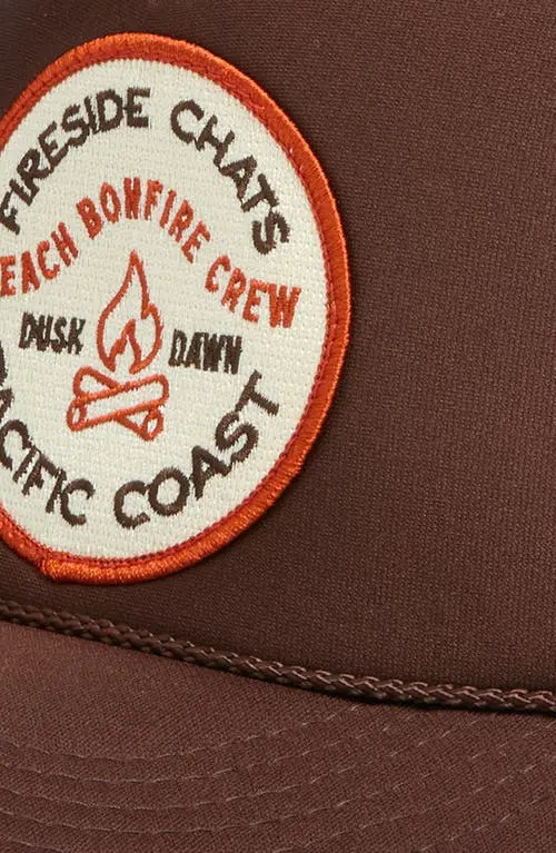 FRIDAY FEELIN’ Fireside Chats Patch Trucker Hat