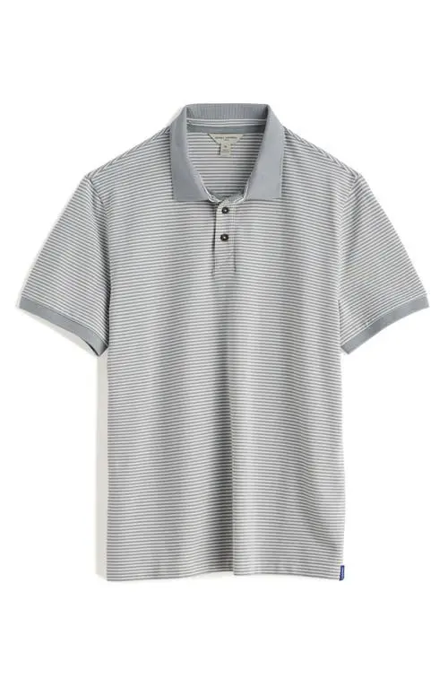 SEASALT CORNWALL Balefire Striped Organic Cotton Polo