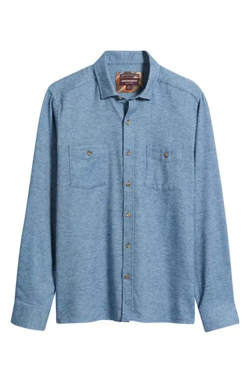 Johnston & Murphy Heathered Cotton Button-up Shirt