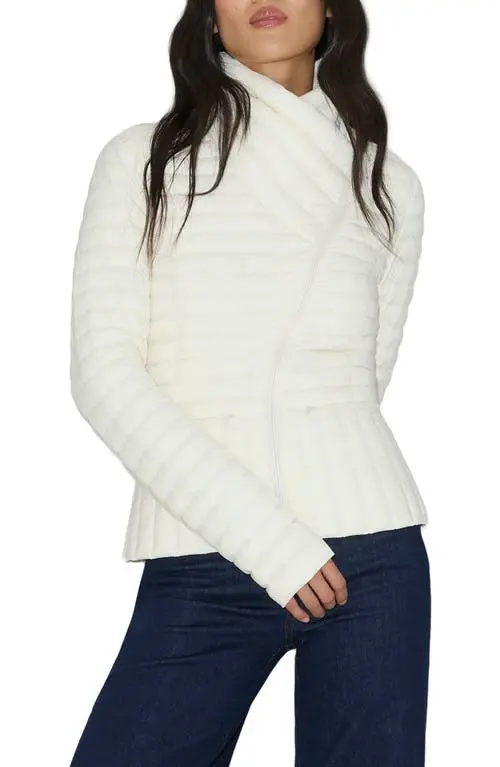 Soia & Kyo Brandy-u Recycled Nylon Puffer Jacket - Powder