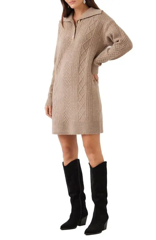 Karen Kane Cable Knit Sweater Dress