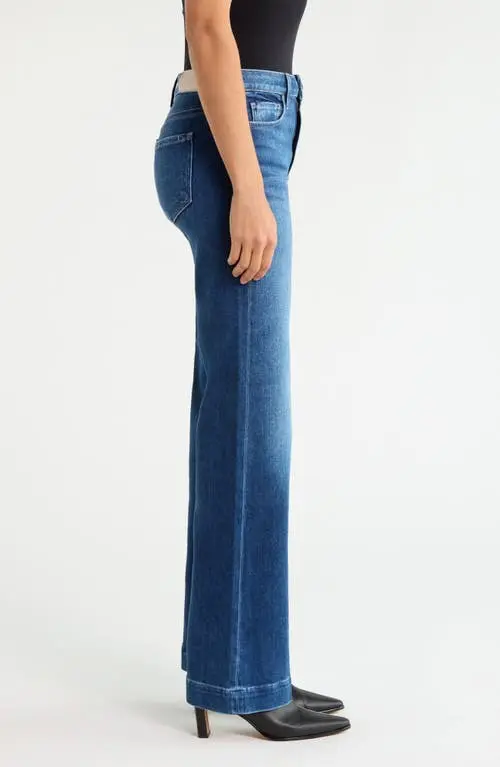 Paige Leenah High Waist Wide Leg Jeans