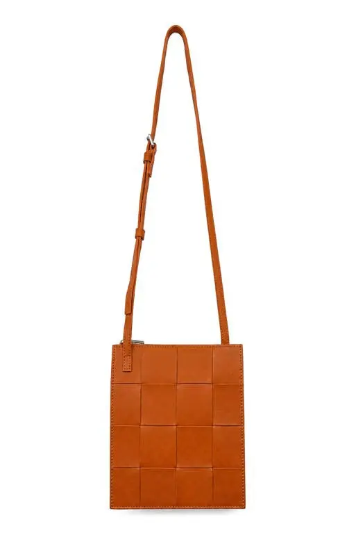 Écotorie Polly Woven Leather Crossbody Bag
