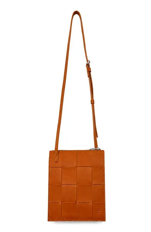 Écotorie Polly Woven Leather Crossbody Bag
