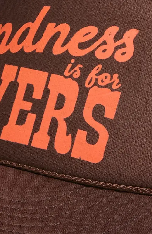 FRIDAY FEELIN’ Kindness Is For Lovers Trucker Hat