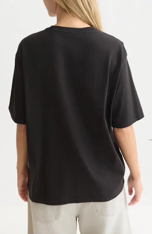 Scotch & Soda Embroidered Graphic Loose Fit T-shirt