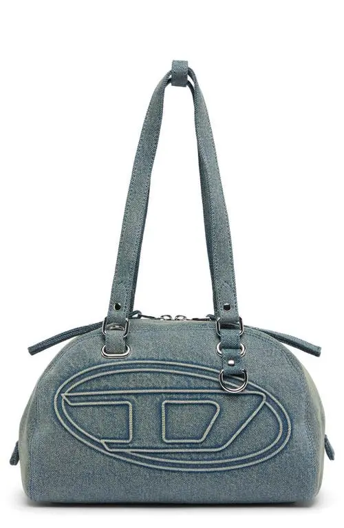 DIESEL® 1dr Dome Soft Shoulder Bag - Denim