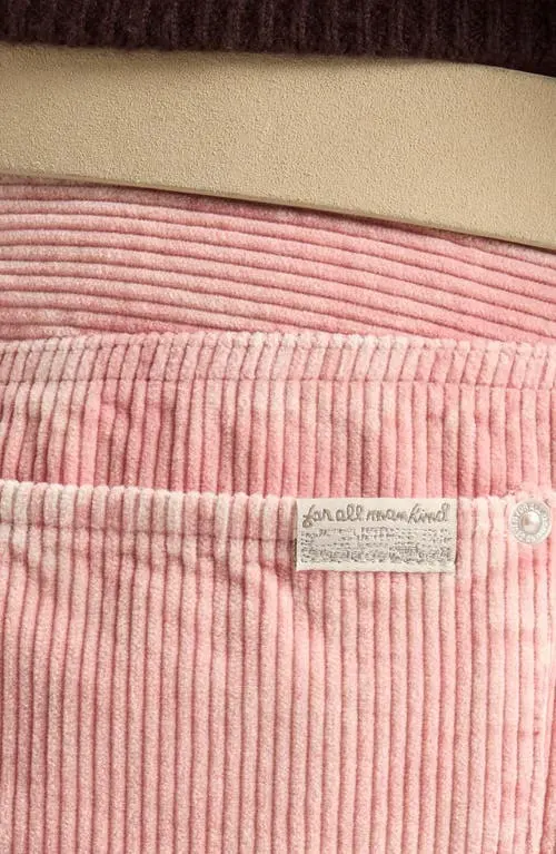 7 For All Mankind Cherry Corduroy Miniskirt