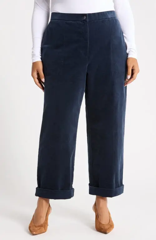 Eileen Fisher Ankle Straight Pant - Maritime