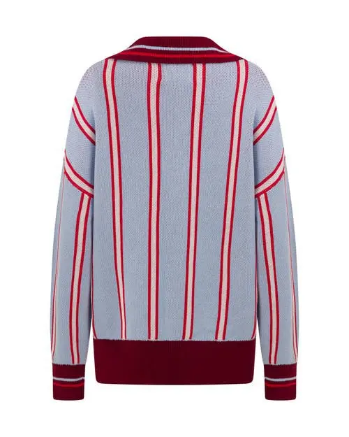 SMWR. BY THE SOMEWHERE CO Royal Match Knit Polo