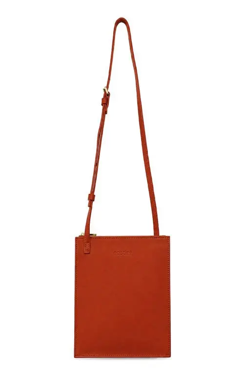 Écotorie Polly Leather Crossbody Bag - Rust