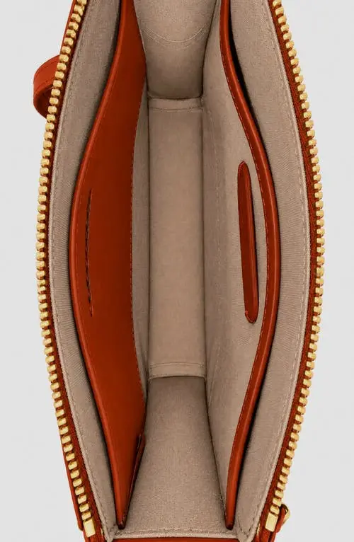 Écotorie Polly Leather Crossbody Bag - Rust
