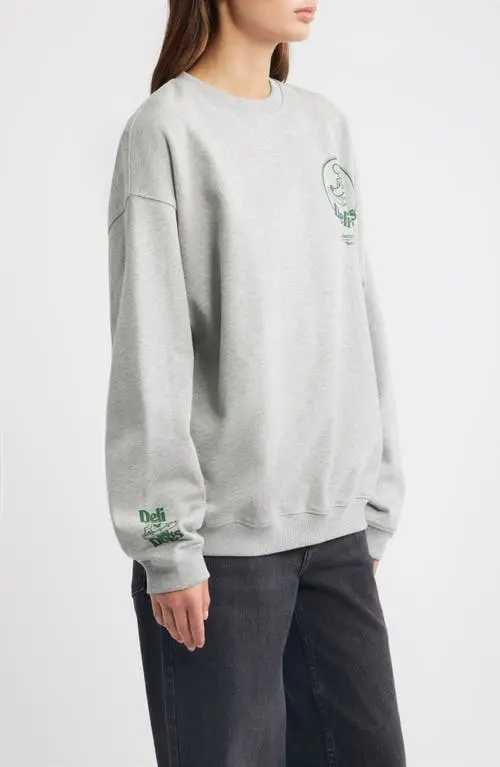 DAMSON MADDER Deli Dog Graphic Sweatshirt