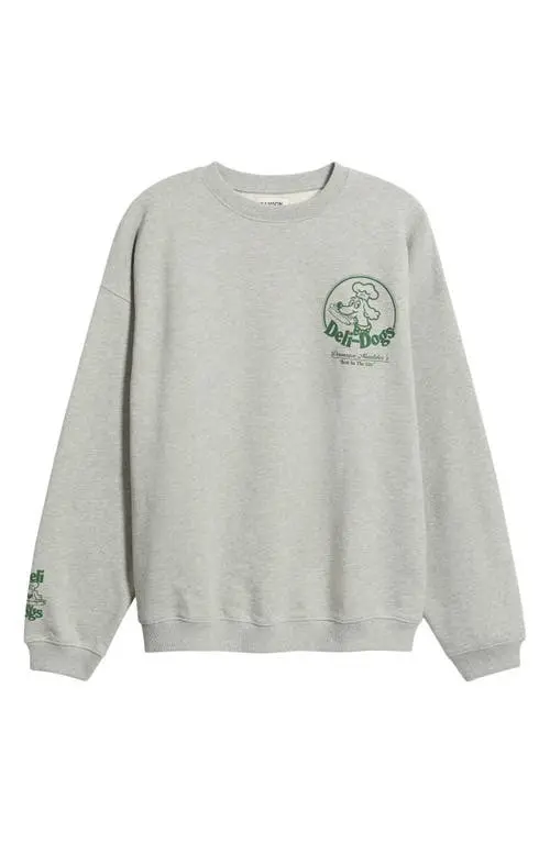 DAMSON MADDER Deli Dog Graphic Sweatshirt