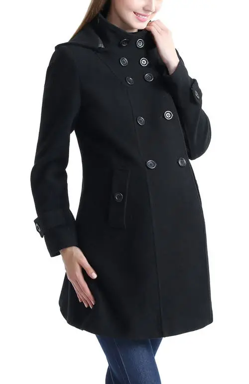 KIMI + KAI Penelope Maternity A-line Wool Coat