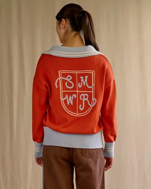 SMWR. BY THE SOMEWHERE CO Moon Court Knit Polo