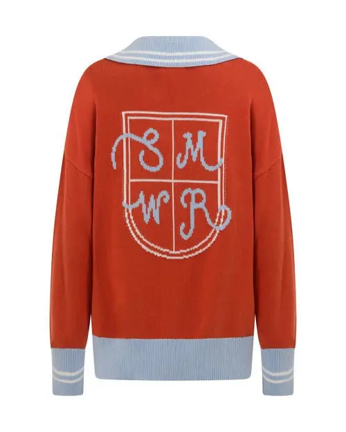 SMWR. BY THE SOMEWHERE CO Moon Court Knit Polo