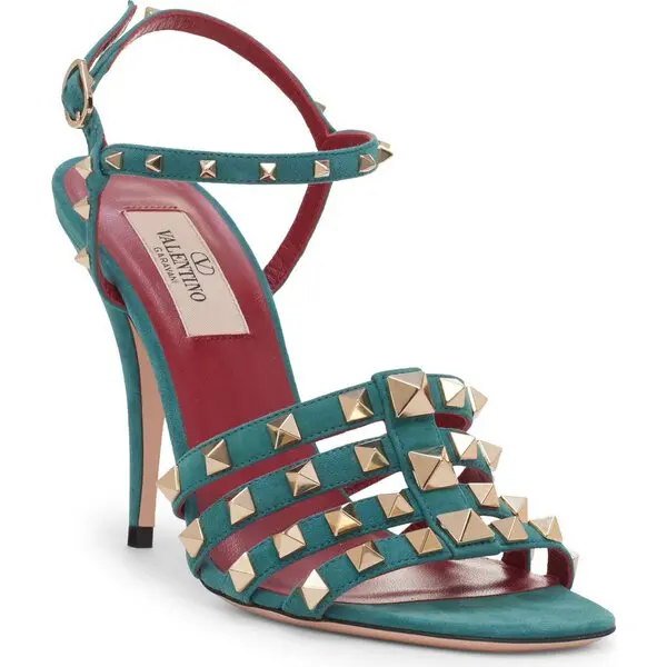 Valentino Garavani Rockstud Sandal - Teal
