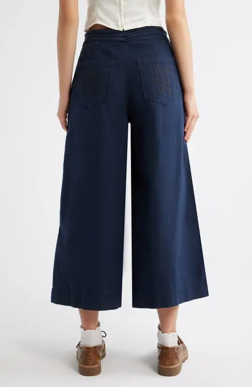 DAMSON MADDER Lotta Organic Cotton Wide Leg Culottes