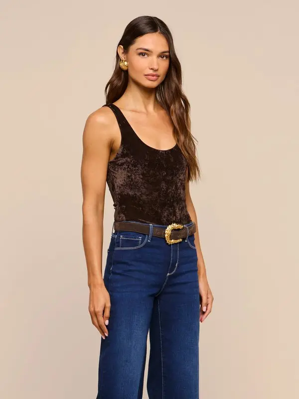 L'Agence Kalea Velvet Bodysuit