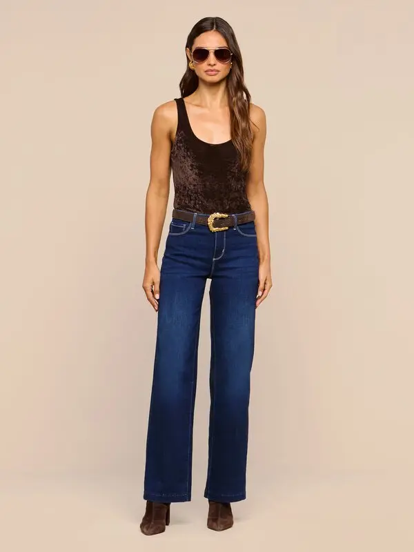 L'Agence Kalea Velvet Bodysuit
