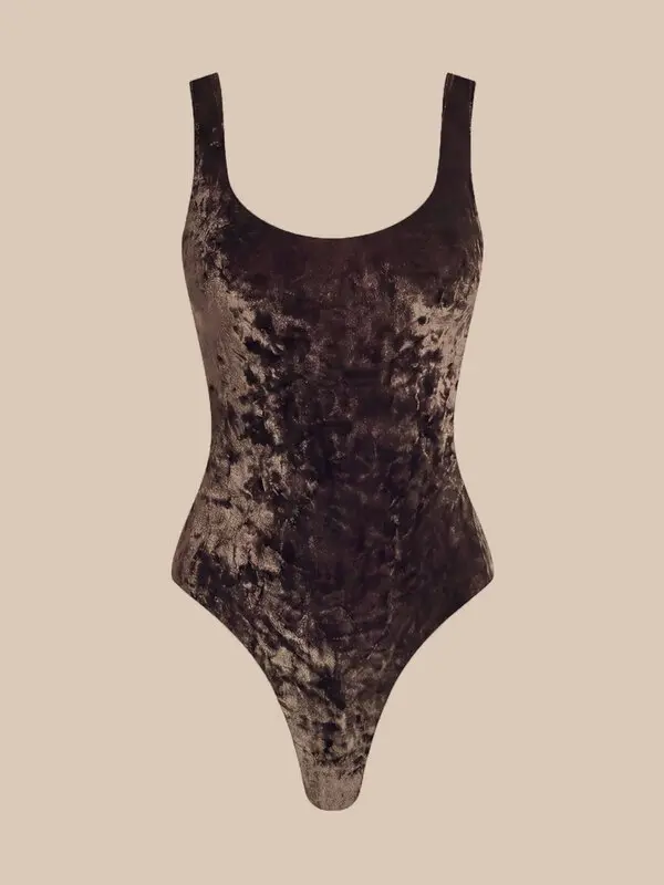 L'Agence Kalea Velvet Bodysuit