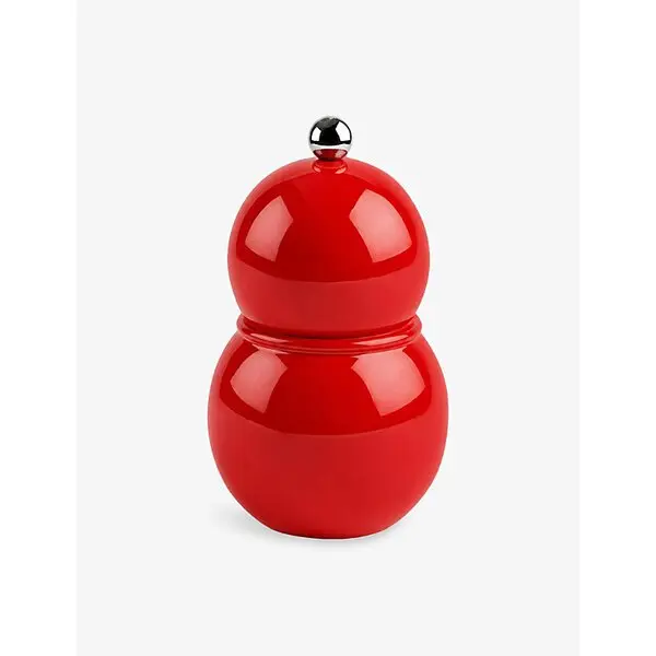 ADDISON ROSS LONDON Bobbin Wooden Salt And Pepper Grinder 12cm - Red