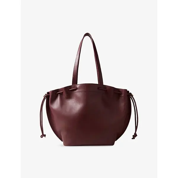 Claudie Pierlot Branded Oversized Leather Tote Bag