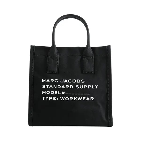 Marc Jacobs Medium Tote Canvas Standard Supply Bag - Black