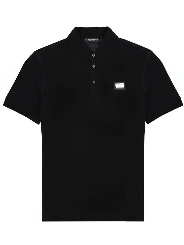 Dolce & Gabbana Polo Con Patch Logo