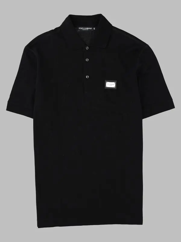 Dolce & Gabbana Polo Con Patch Logo