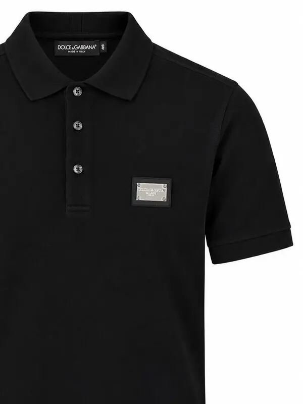 Dolce & Gabbana Polo Con Patch Logo