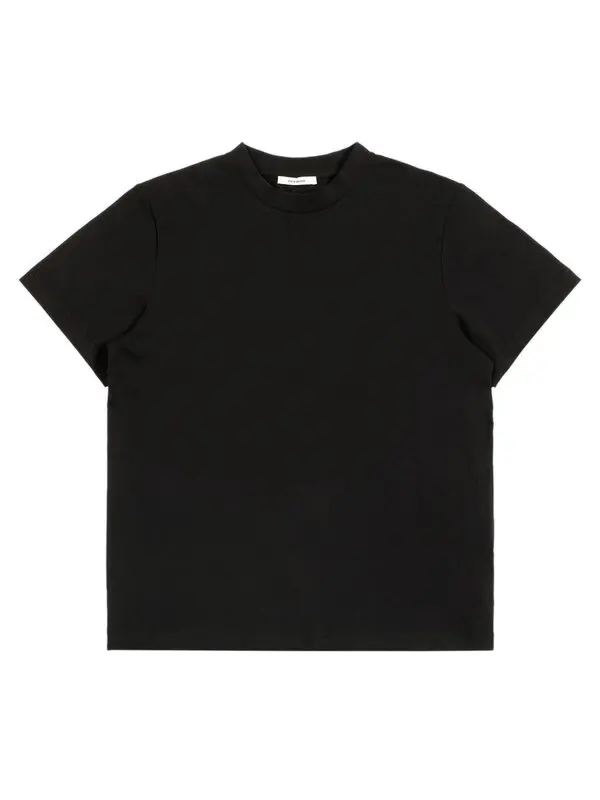 ENTIRE STUDIOS Short-sleeve Crewneck T-shirt, 100% Cotton - Nero