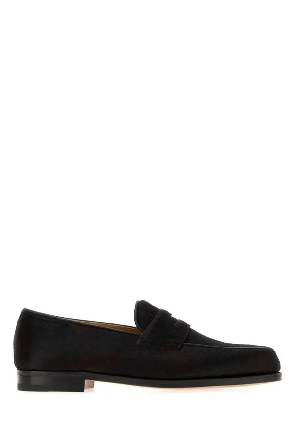 John Lobb Hair-on Leather Lopez Loafers With Contrast Finish - Multicoloured
