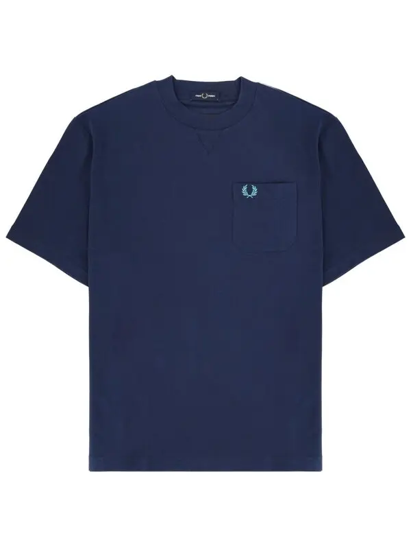 Fred Perry Classic 100% Cotton T-shirt For - Blue