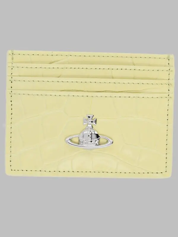 VIVIENNE WESTWOOD Orb-detail Leather Wallet - Green