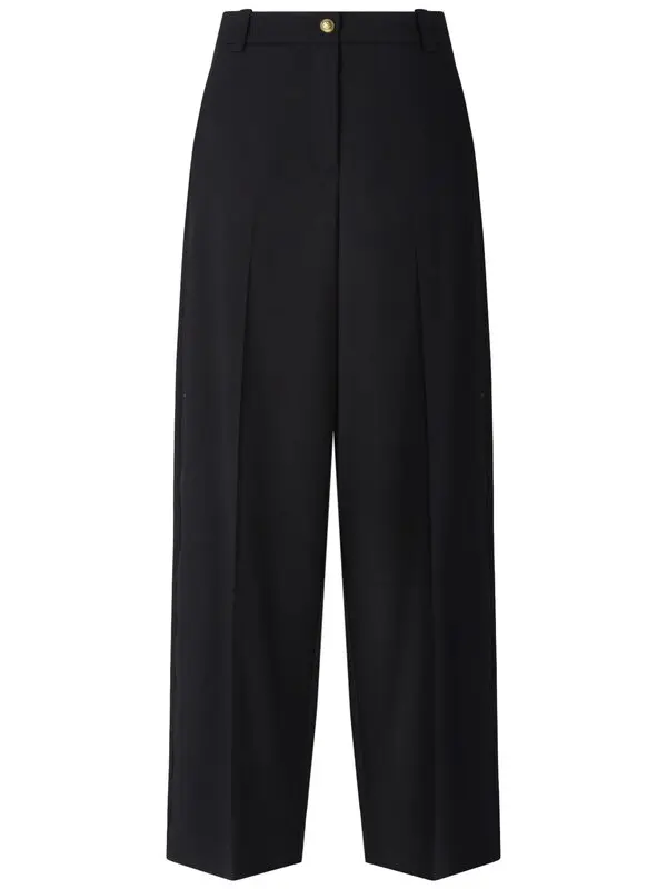 Pinko Tailored Wool-blend Trousers - Navy