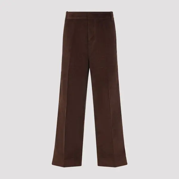 AMI Paris Baggy Corduroy Trousers - Brown