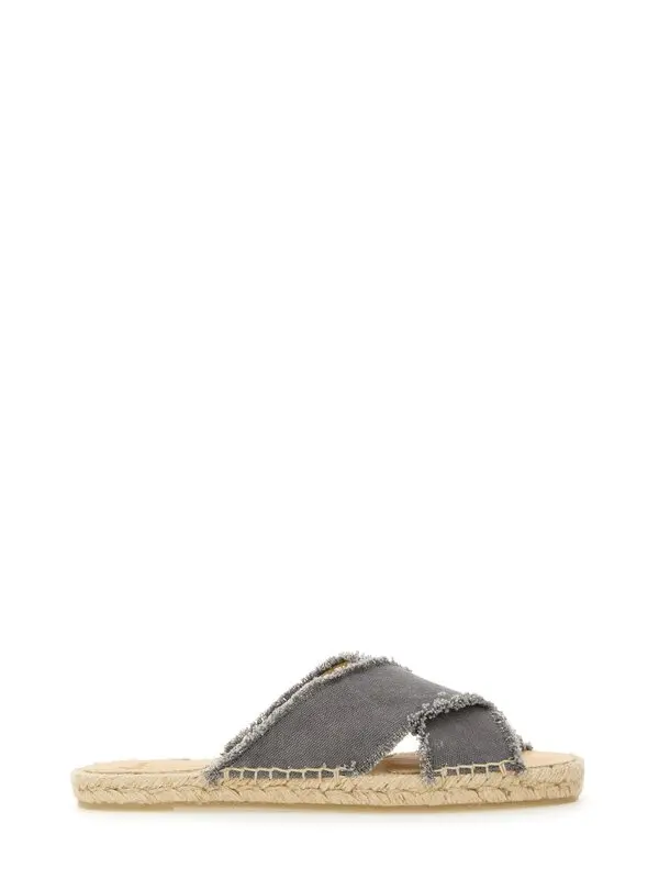CastaÑer Palmera Flat Sandals - Grey