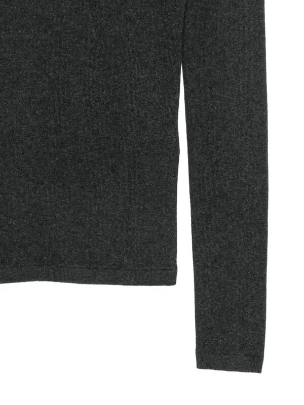 LISA YANG Vivian Cotton And Cashmere Long Sleeve T-shirt - Blue