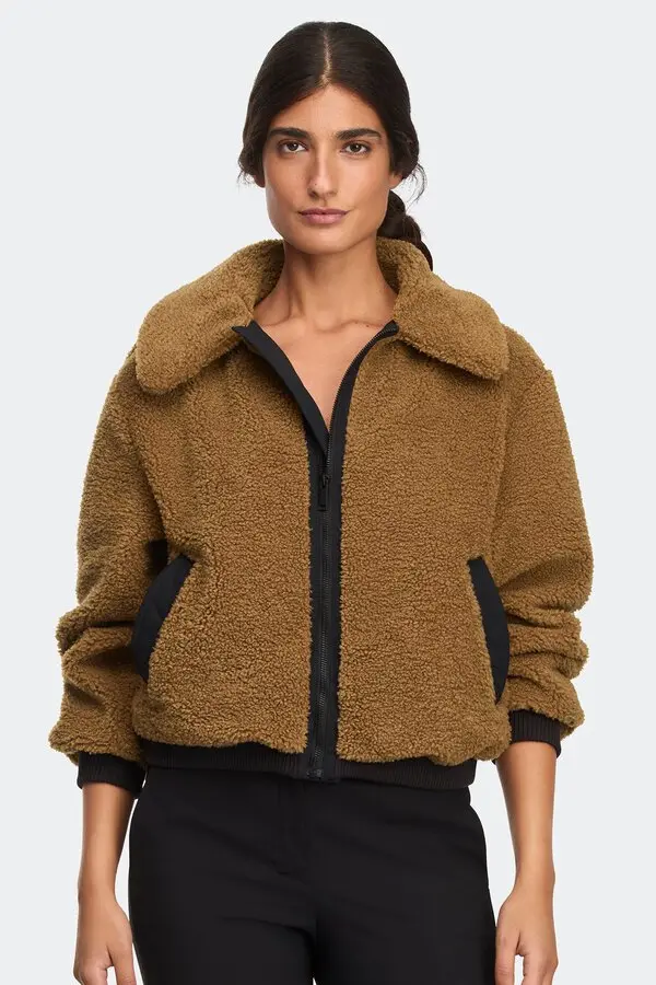 Canada Goose Willa Lightweight Bomber Jacket - Mesa Stone