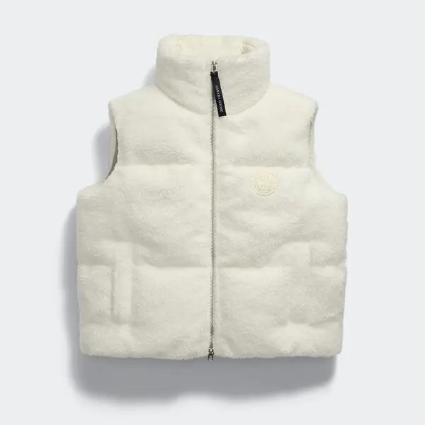 Canada Goose Fallon Fleece Puffer Vest - Bone