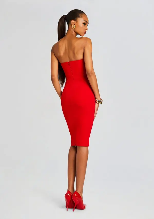 SANS FAFF Half Moon Midi Dress