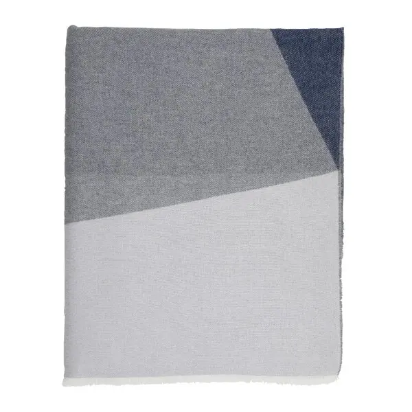 PEACOCK ALLEY Johnstons Of Elgin Color Patchwork Throw - Orange/camel